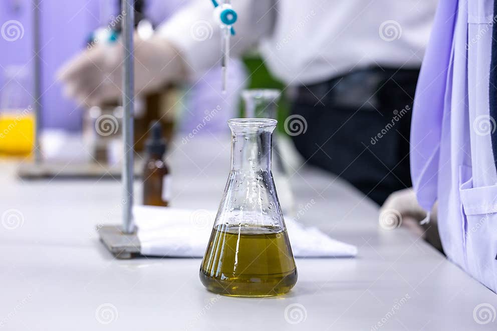 Biological Oxygen Demand BOD Testing Process in Lab. Stock Photo ...
