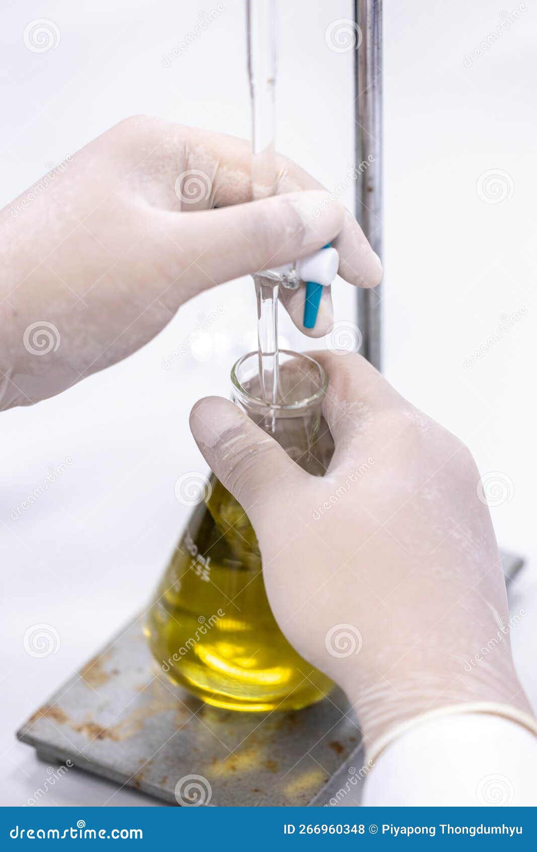 Biological Oxygen Demand BOD Testing Process in Lab. Stock Photo ...