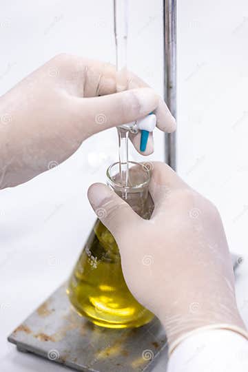 Biological Oxygen Demand BOD Testing Process in Lab. Stock Photo ...
