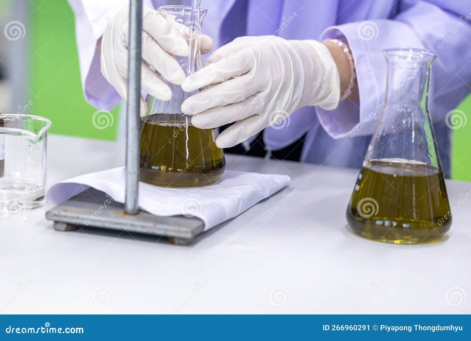 Biological Oxygen Demand BOD Testing Process in Lab. Stock Image ...