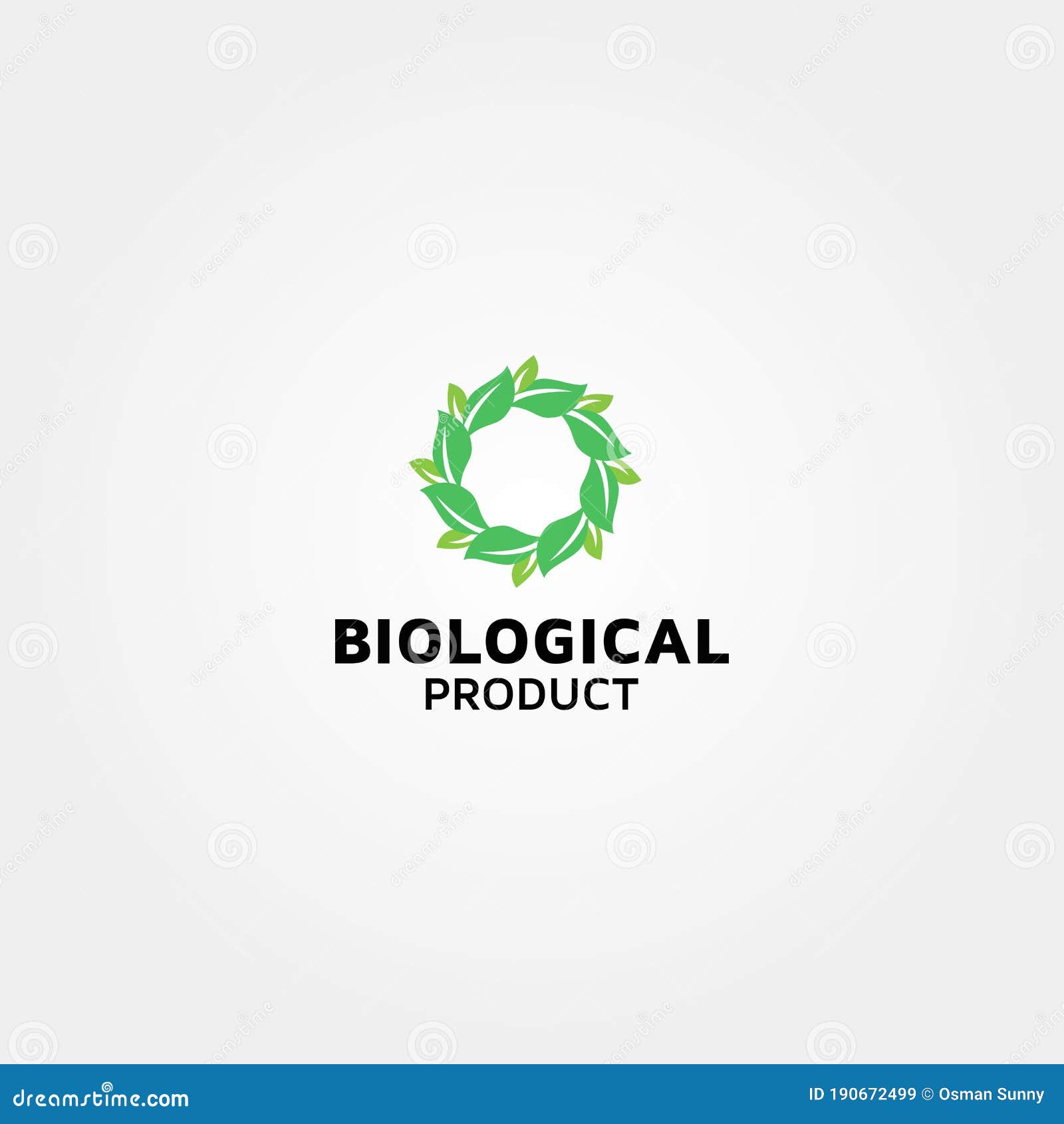 Biological Product Vector Logo Design Template Idea and Inspiration ...