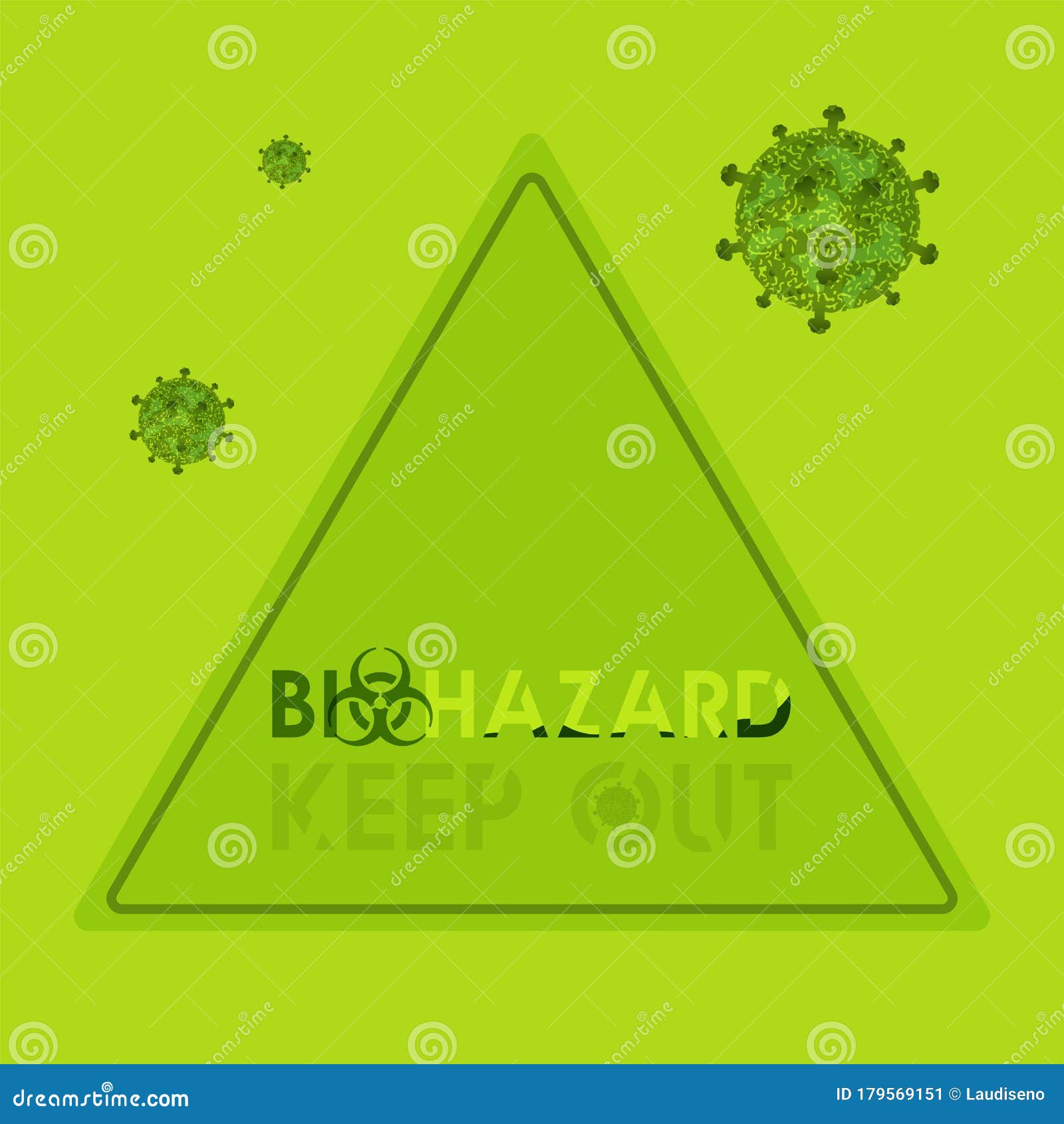 Biological Risk Porter. Coronavirus Stock Vector - Illustration of sars ...