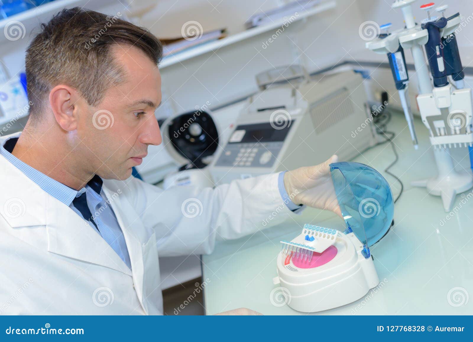 Biological Scientist at Work Stock Photo - Image of result, laboratory ...
