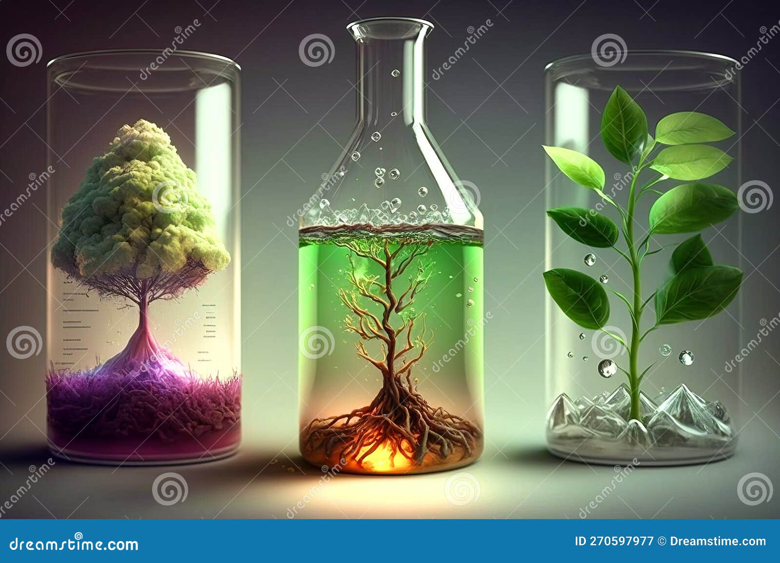 Biological Technology Abstract Colored Background Stock Illustration ...