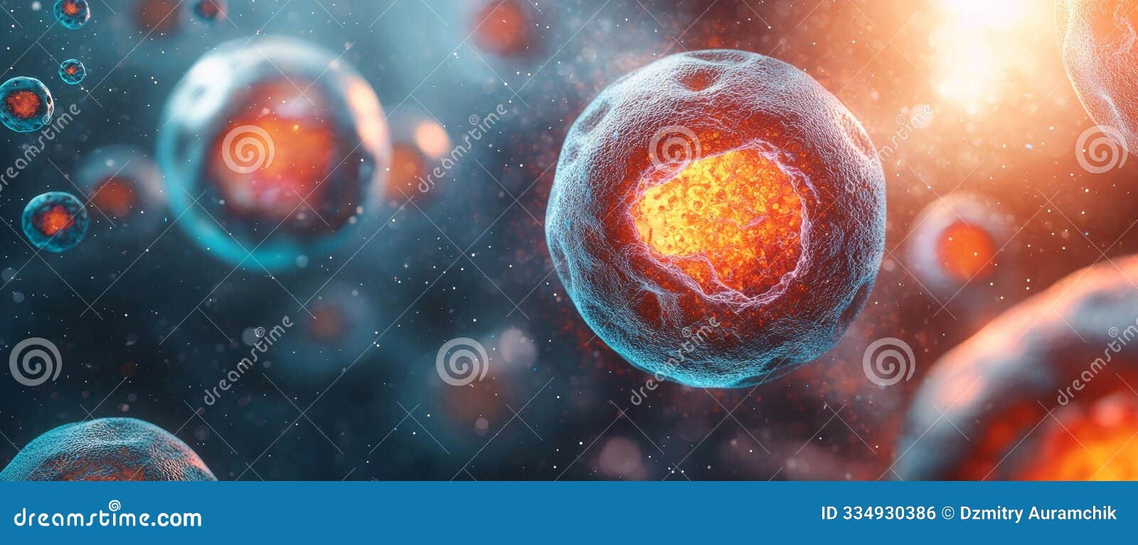 Biological Tissue Structures Under Microscopes - Showcasing Detailed ...