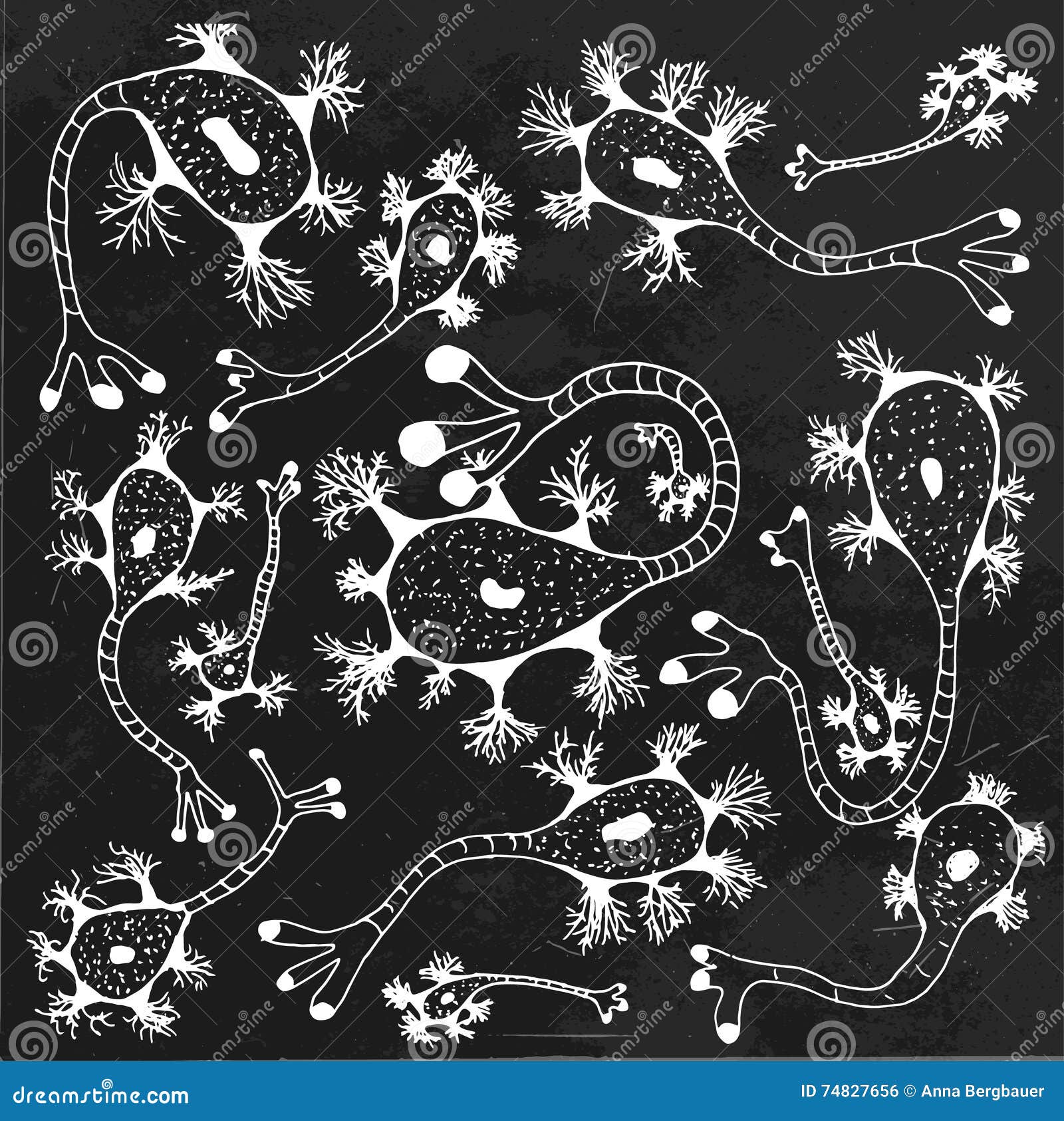 Biological Vector Background Stock Vector - Illustration of education ...