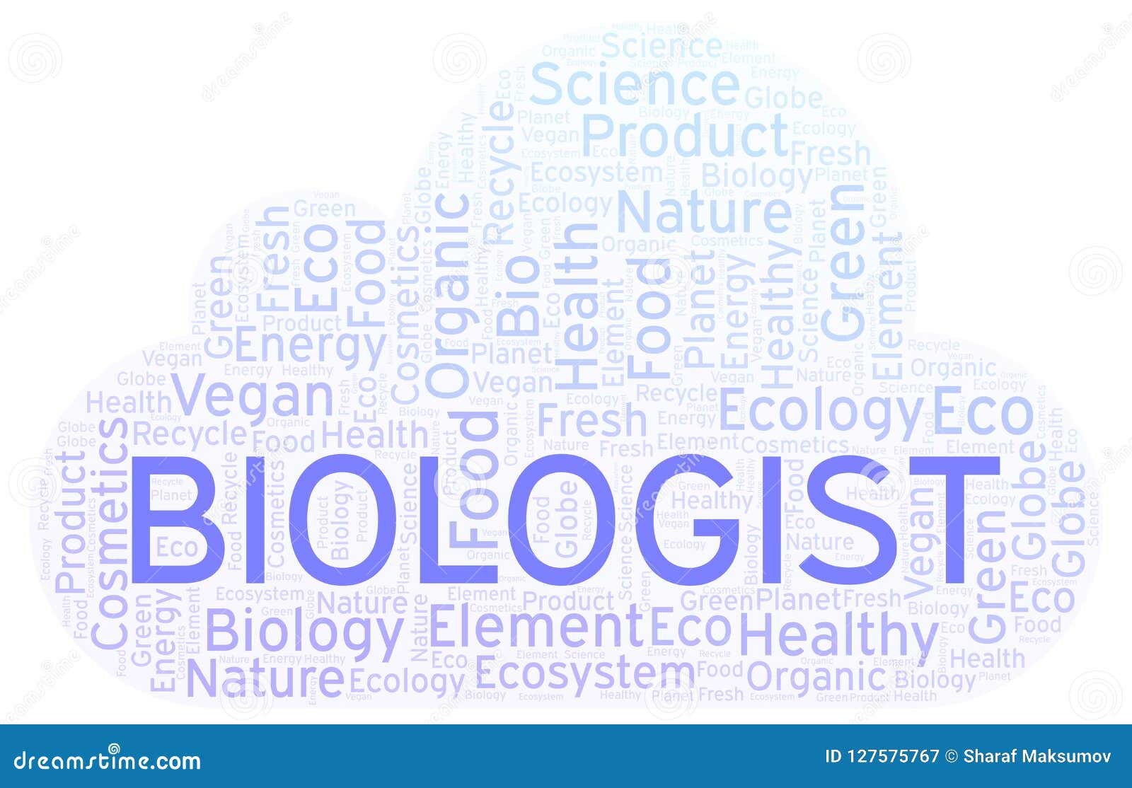 Biologist word cloud. stock illustration. Illustration of background ...