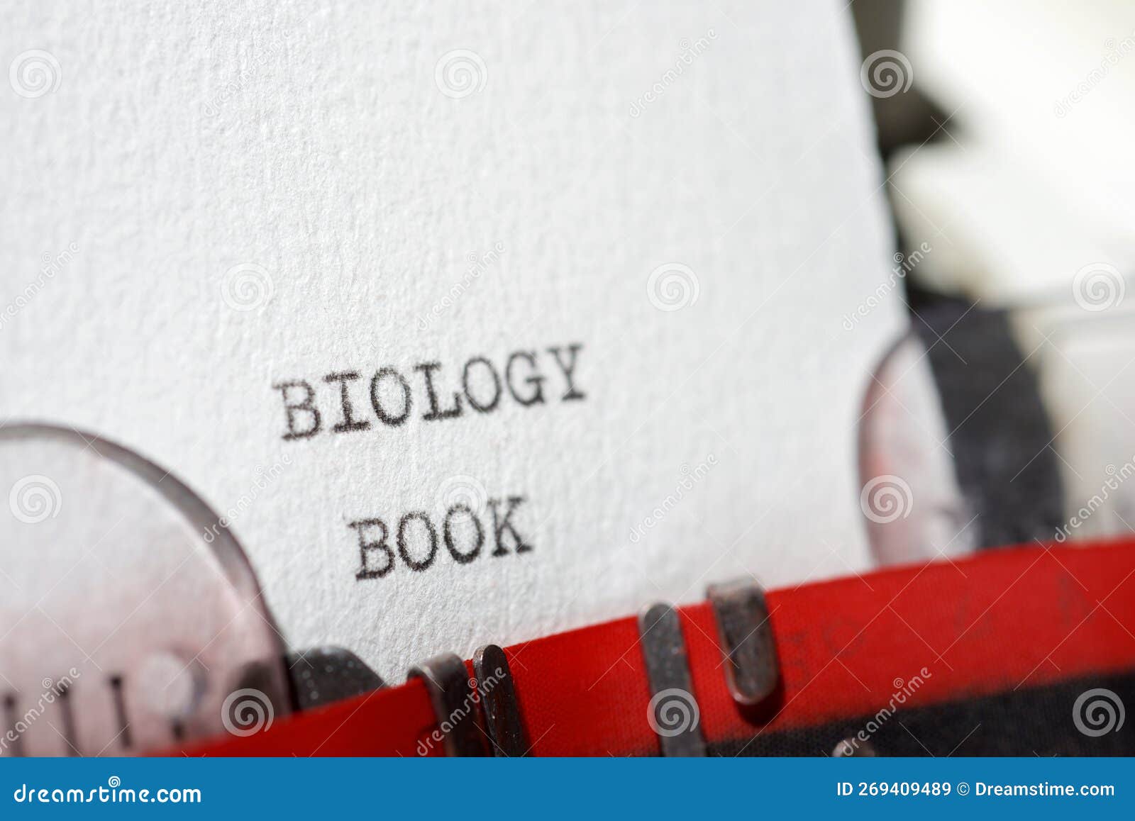 Biology book text stock image. Image of page, science - 269409489