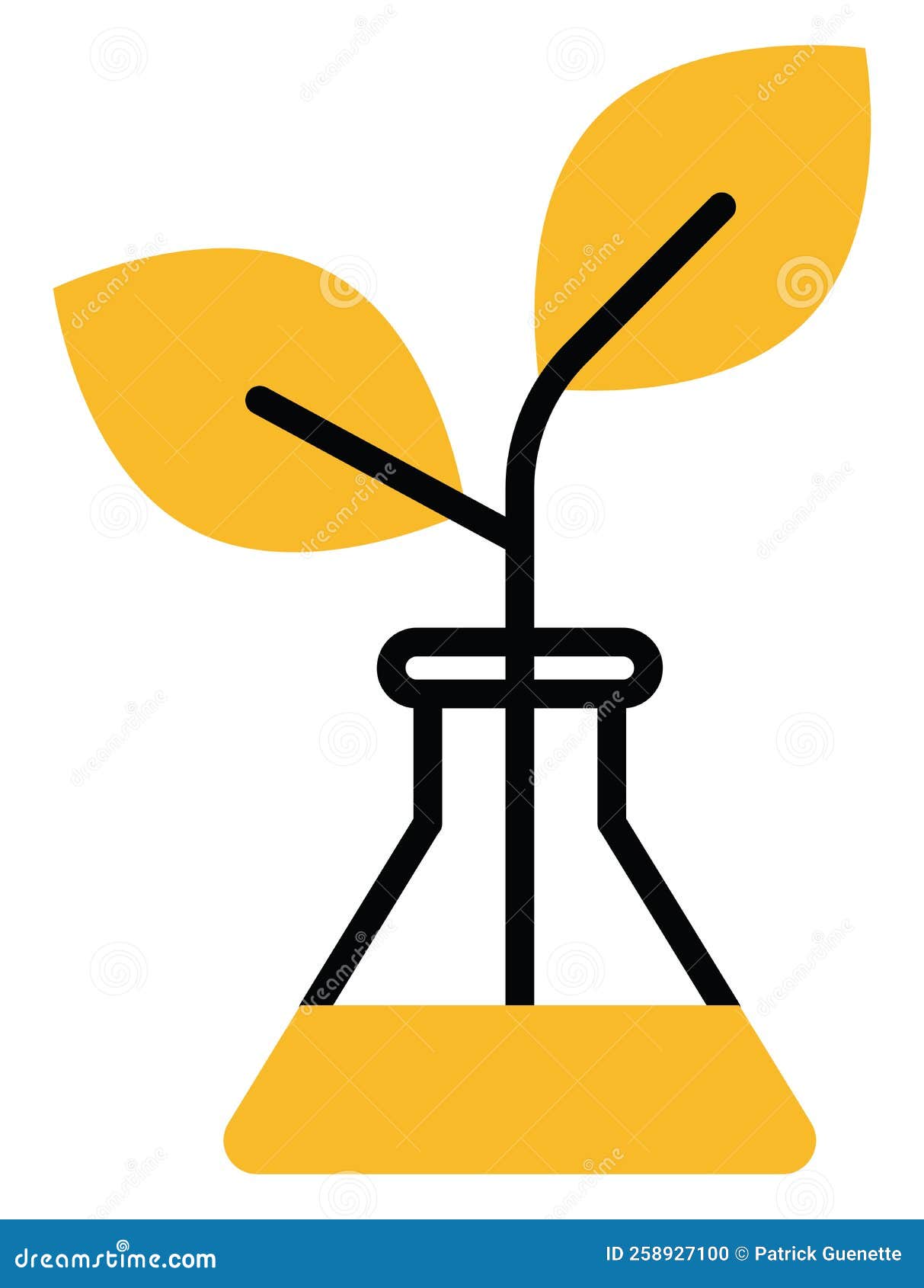 Biology class, icon stock vector. Illustration of creative - 258927100