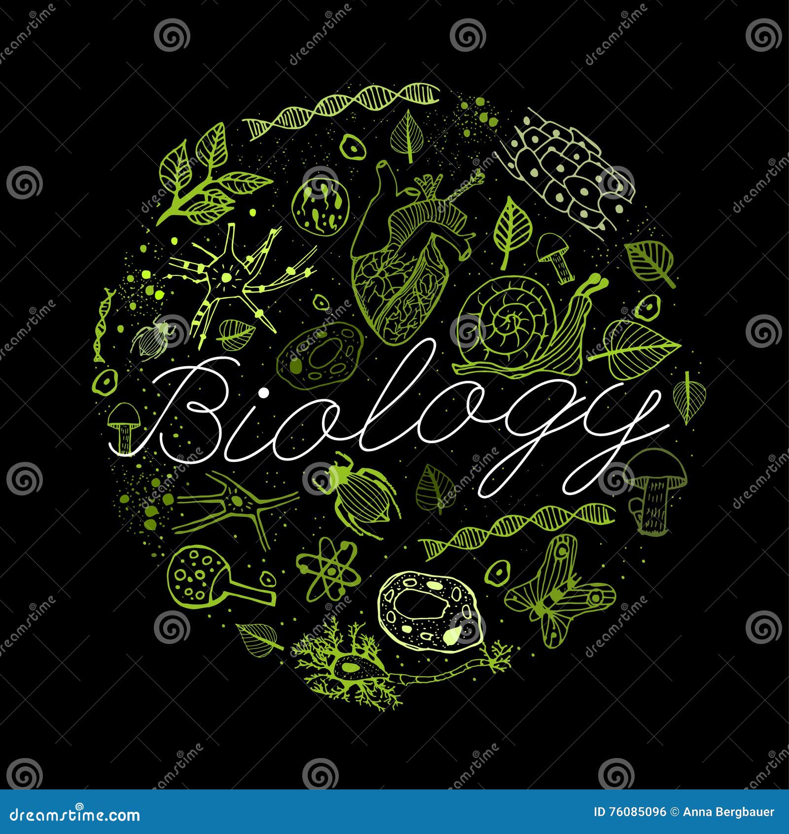 Biology Concept 03 a stock vector. Illustration of biologist - 76085096