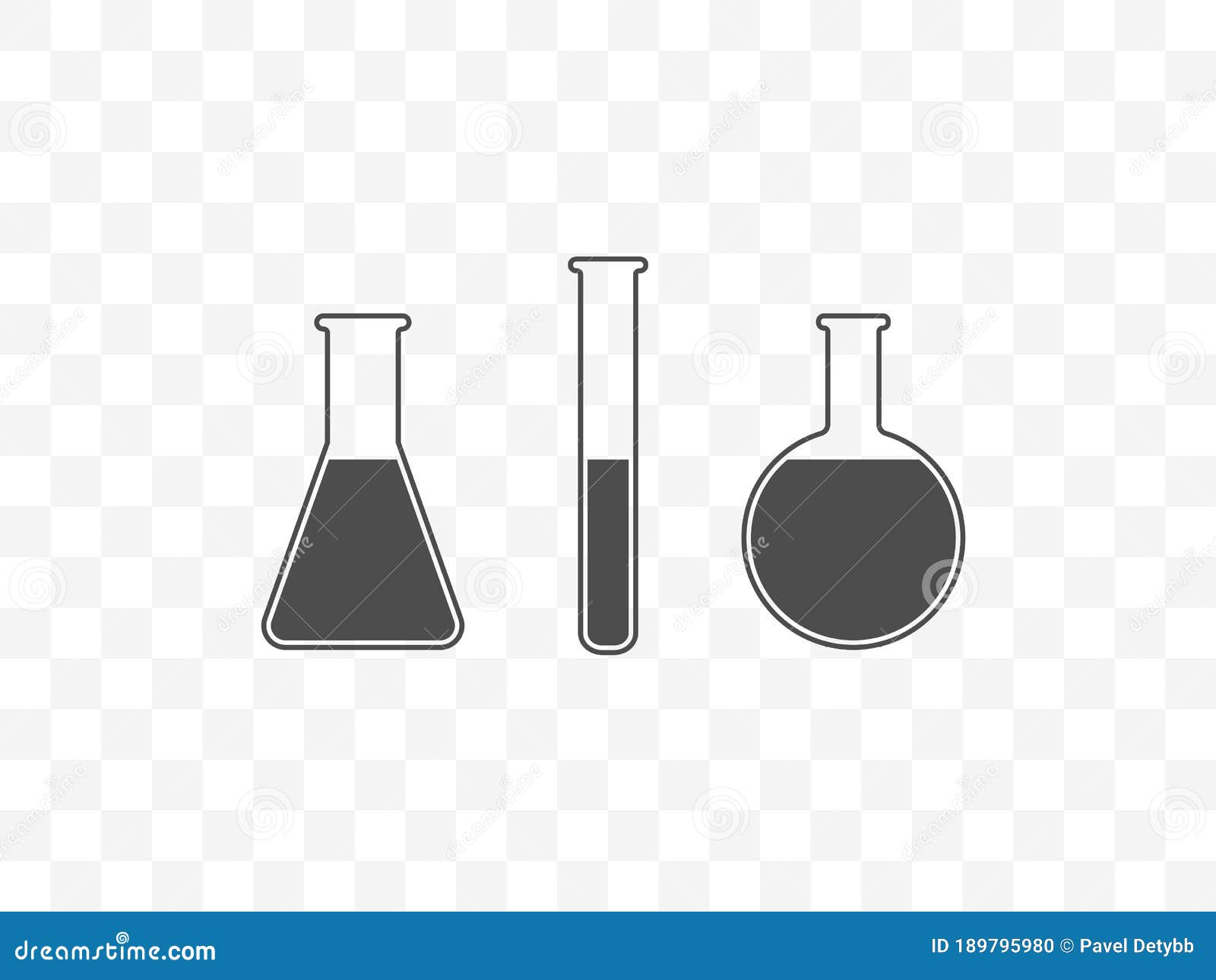 Biology, Experiment, Flask Icon. Vector Illustration, Flat Design Stock ...