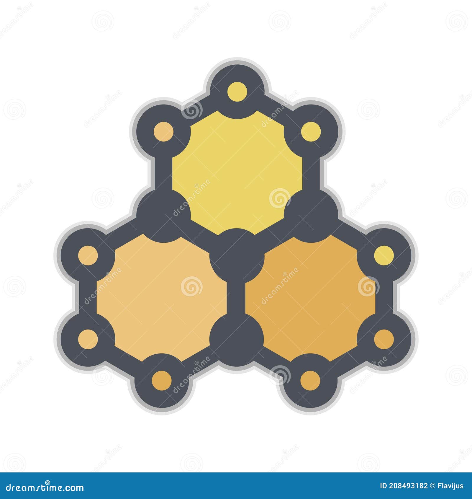 Biology icon or sign stock vector. Illustration of medicine - 208493182