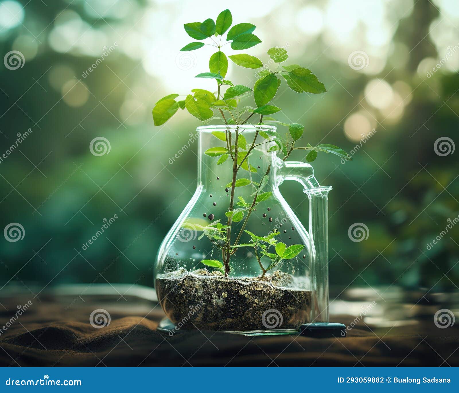 The Biology Laboratory Science Environment and Biotechnology Concept is ...