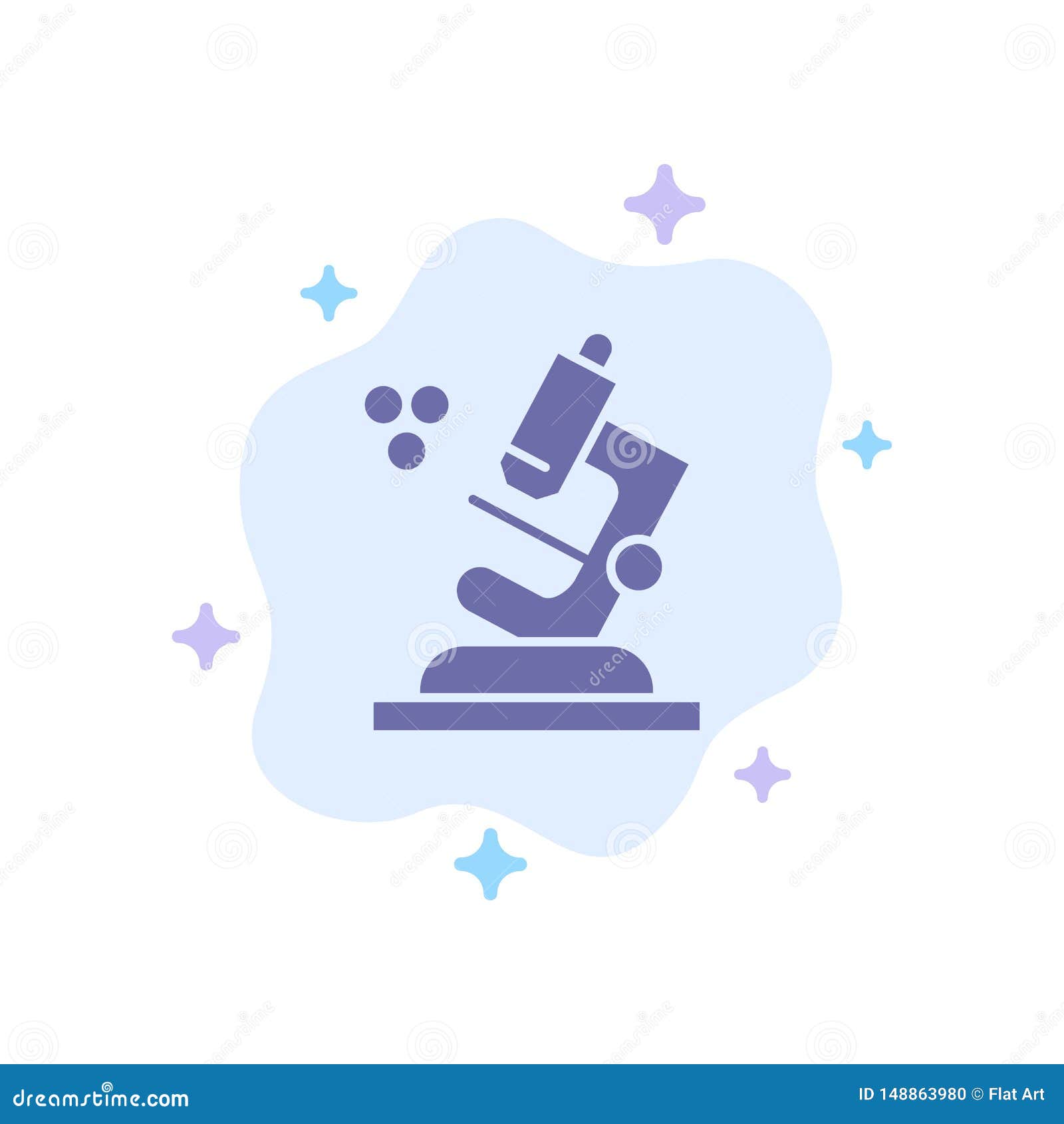 Biology Microscope Icon Vector Isolated On White Background, Biology ...