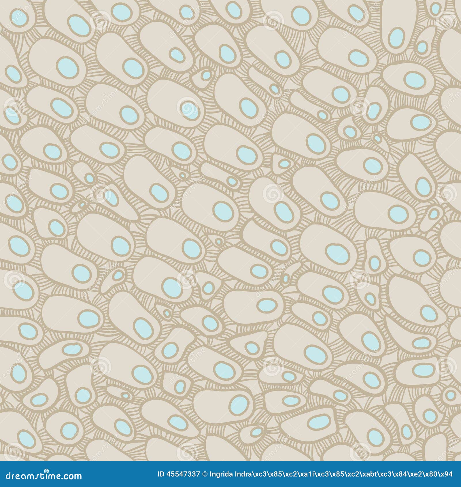 Biology pattern with cells stock vector. Illustration of microscope ...