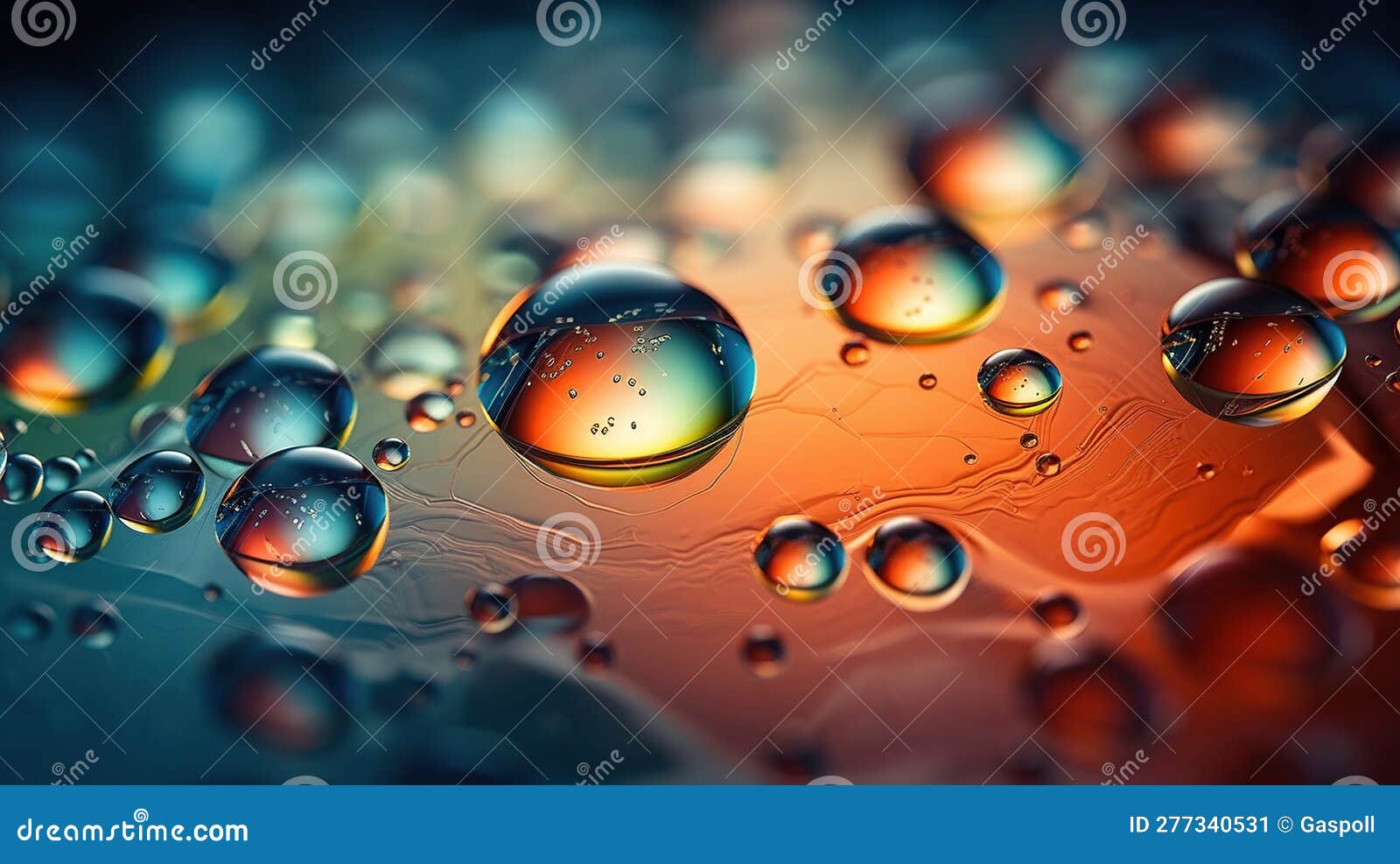 Scientific Image of Cell Membrane. Macro Up of Liquid Substances Stock ...