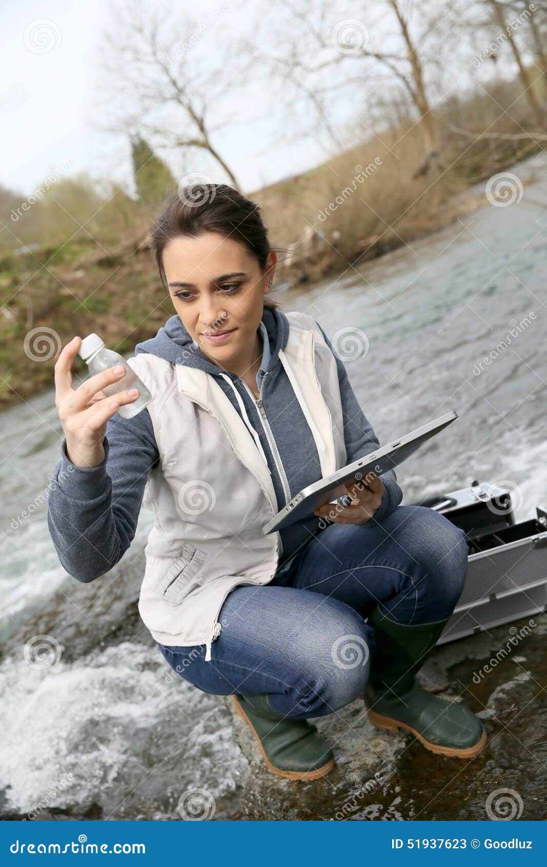 Biology Student Testing Water Stock Image - Image of equipment ...