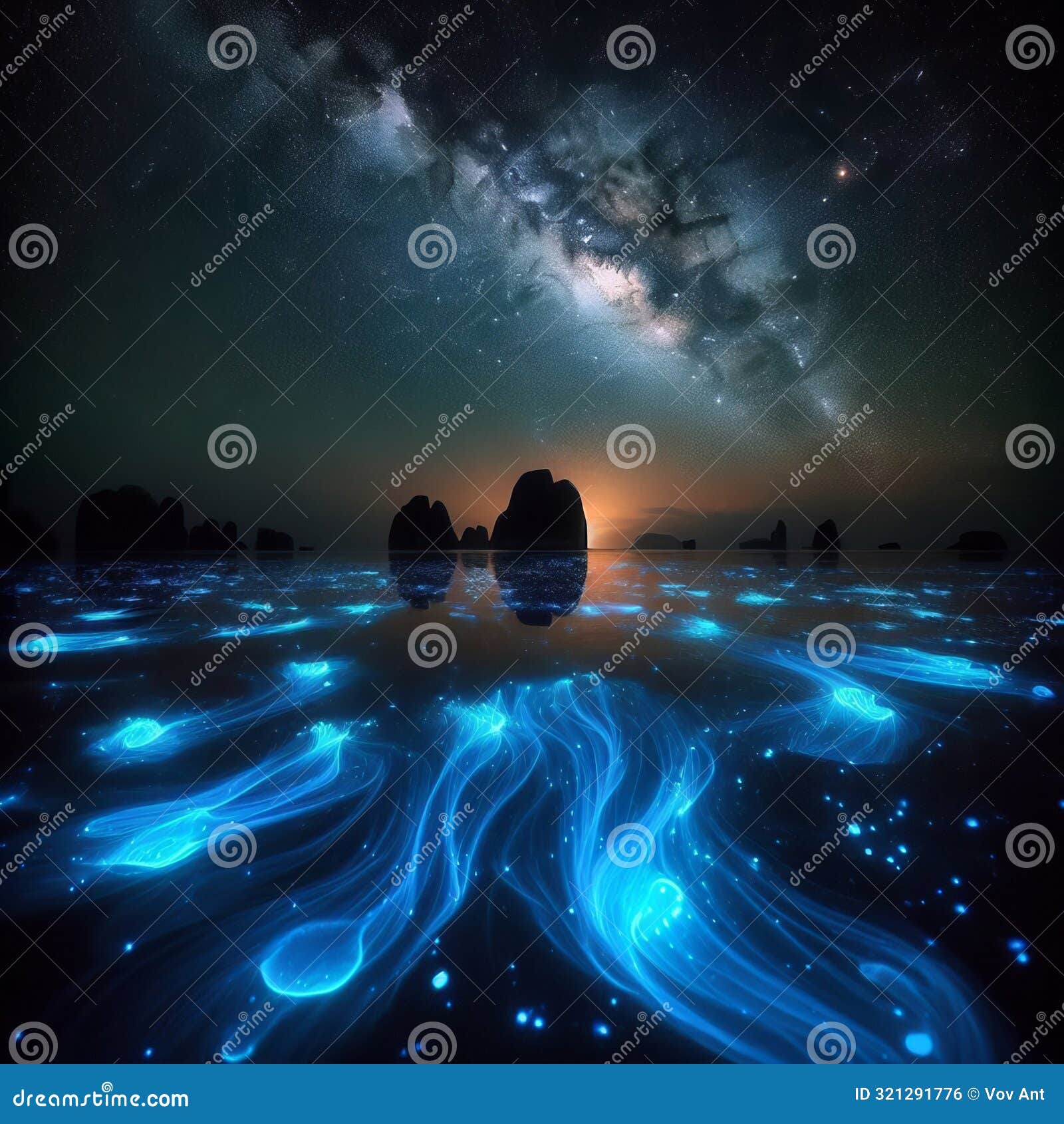 159 69. Bioluminescence_ a Natural Phenomenon Where Living Rgan Stock ...