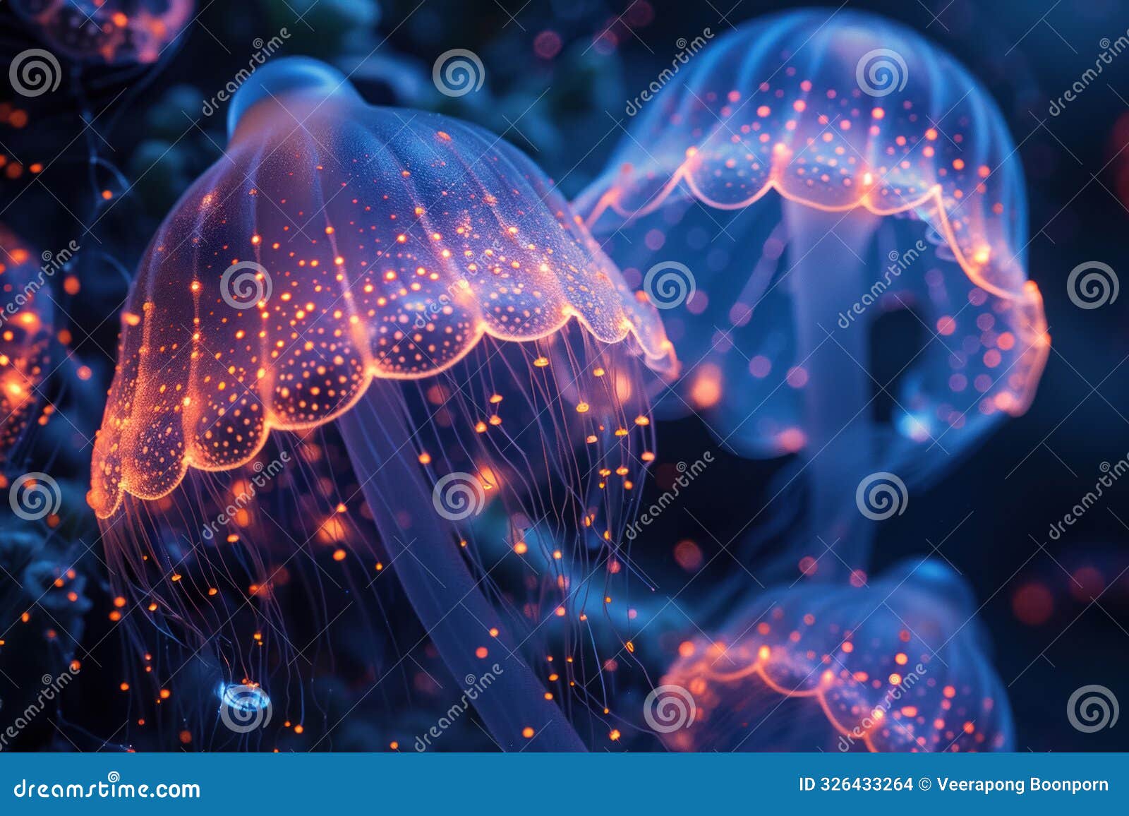 Bioluminescent Life Forms Dancing Around the Cosmic Web a Visual ...