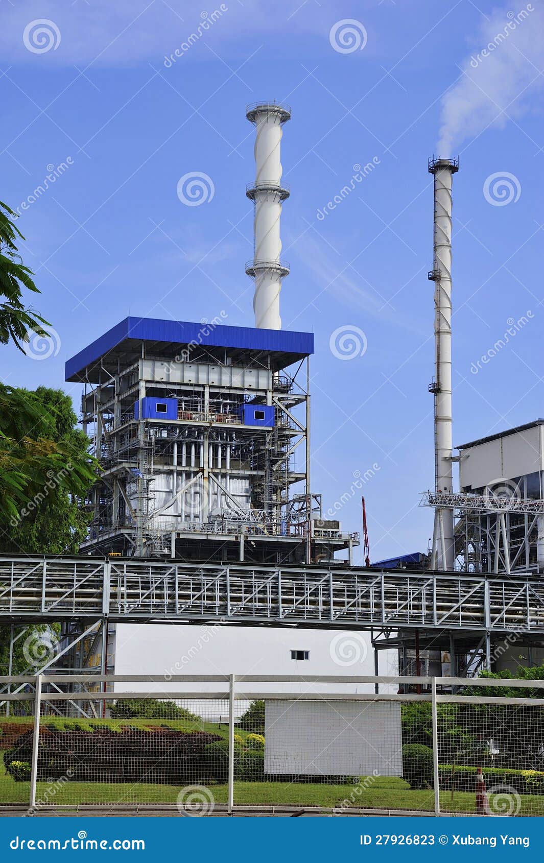 Biomass-burning Power Plant Stock Image - Image of tall, modern: 27926823