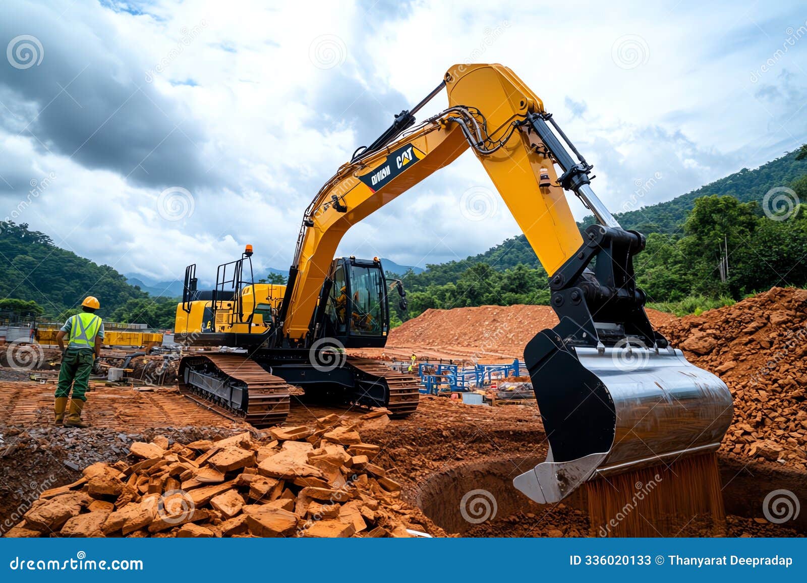 Biomass Development Projects are Captured in a Realistic Photo of a ...