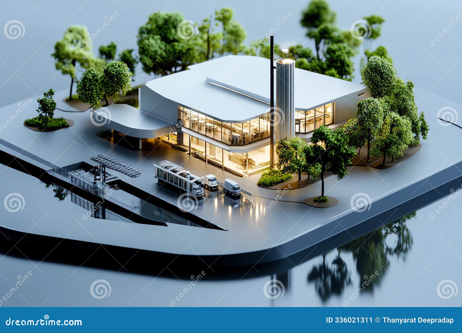 Biomass Engineering Blueprint is Highlighted in a Minimalist Design ...