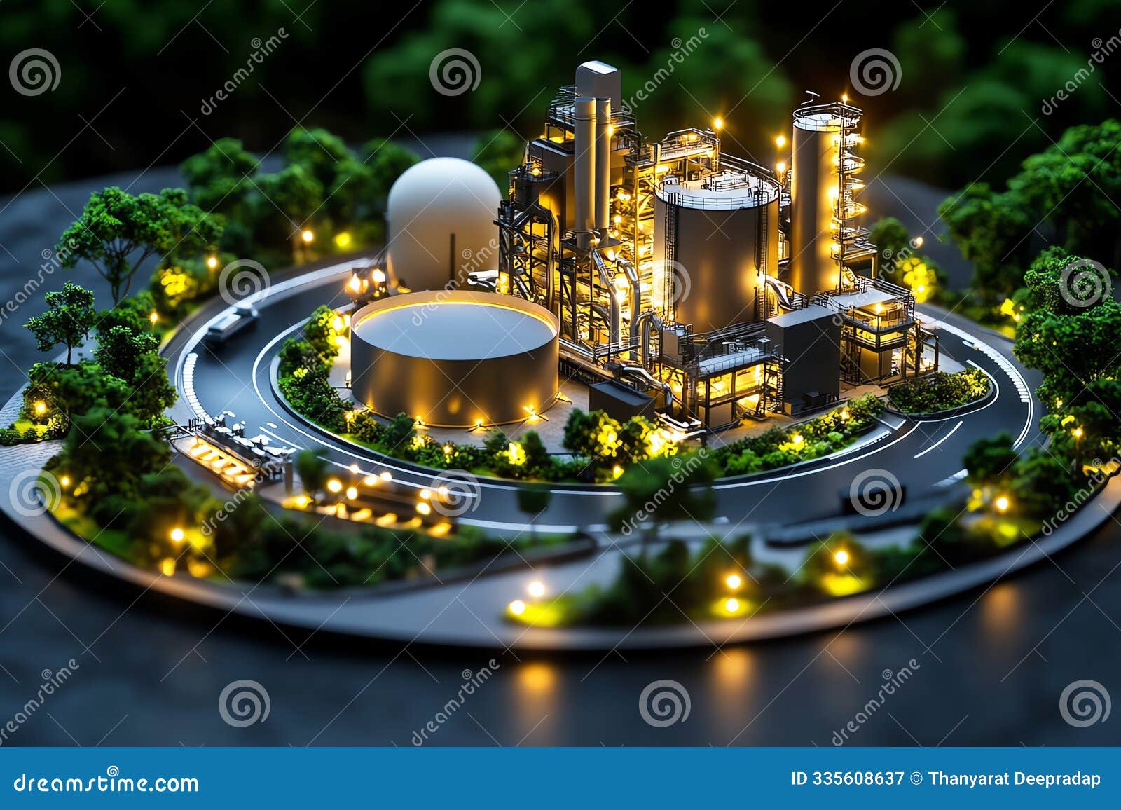 Biomass Engineering and Process are Highlighted in a Realistic Photo of ...