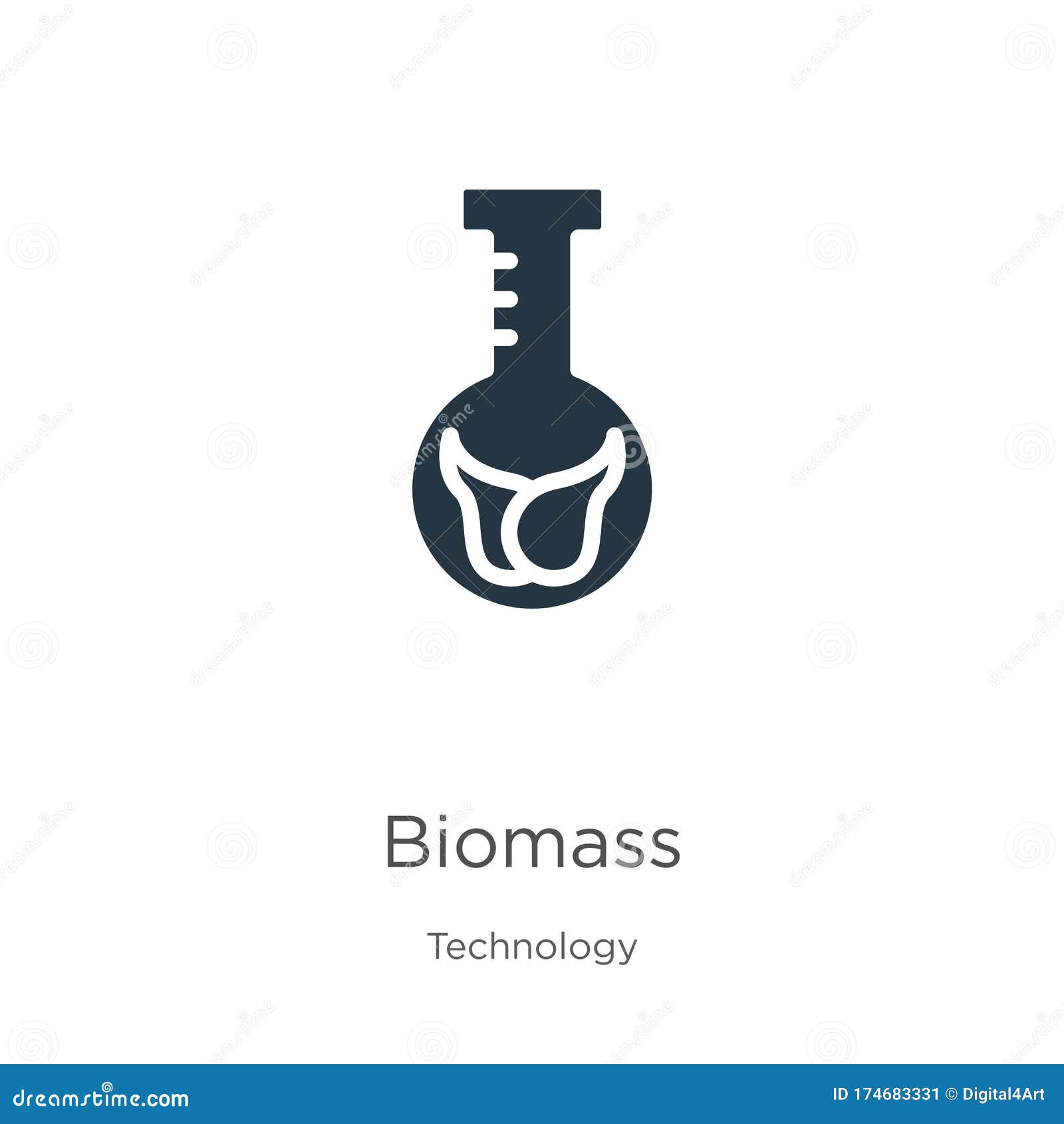 Biomass Icon Vector From Climate Change Concept. Thin Line Illustration ...