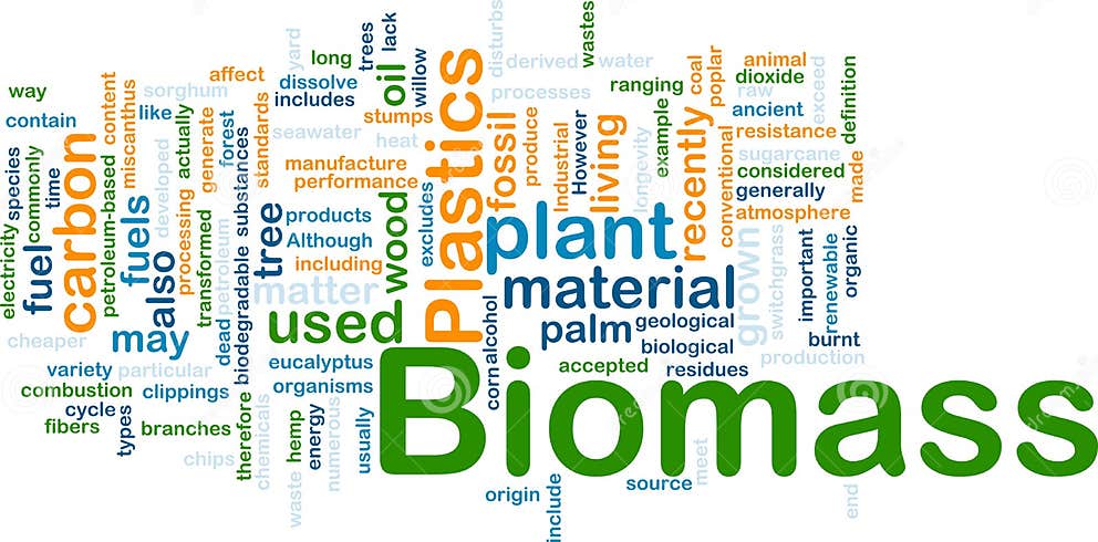 Biomass Material Background Concept Stock Illustration - Illustration ...