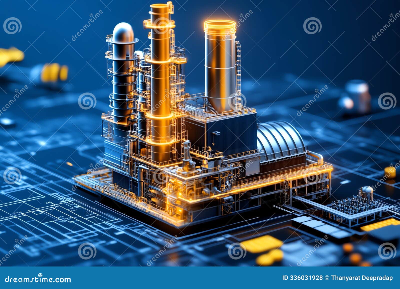 Biomass Structural Design Is Highlighted In A Minimalist Blueprint Of A ...