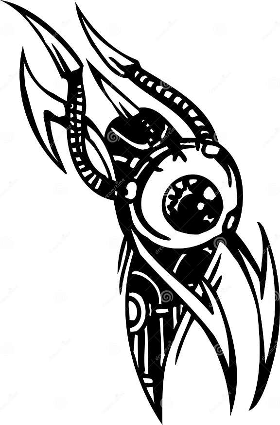 Biomechanical Designs - Vector Illustration Stock Vector - Illustration ...