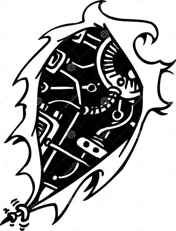 Biomechanical Designs - Vector Illustration Stock Vector - Illustration ...