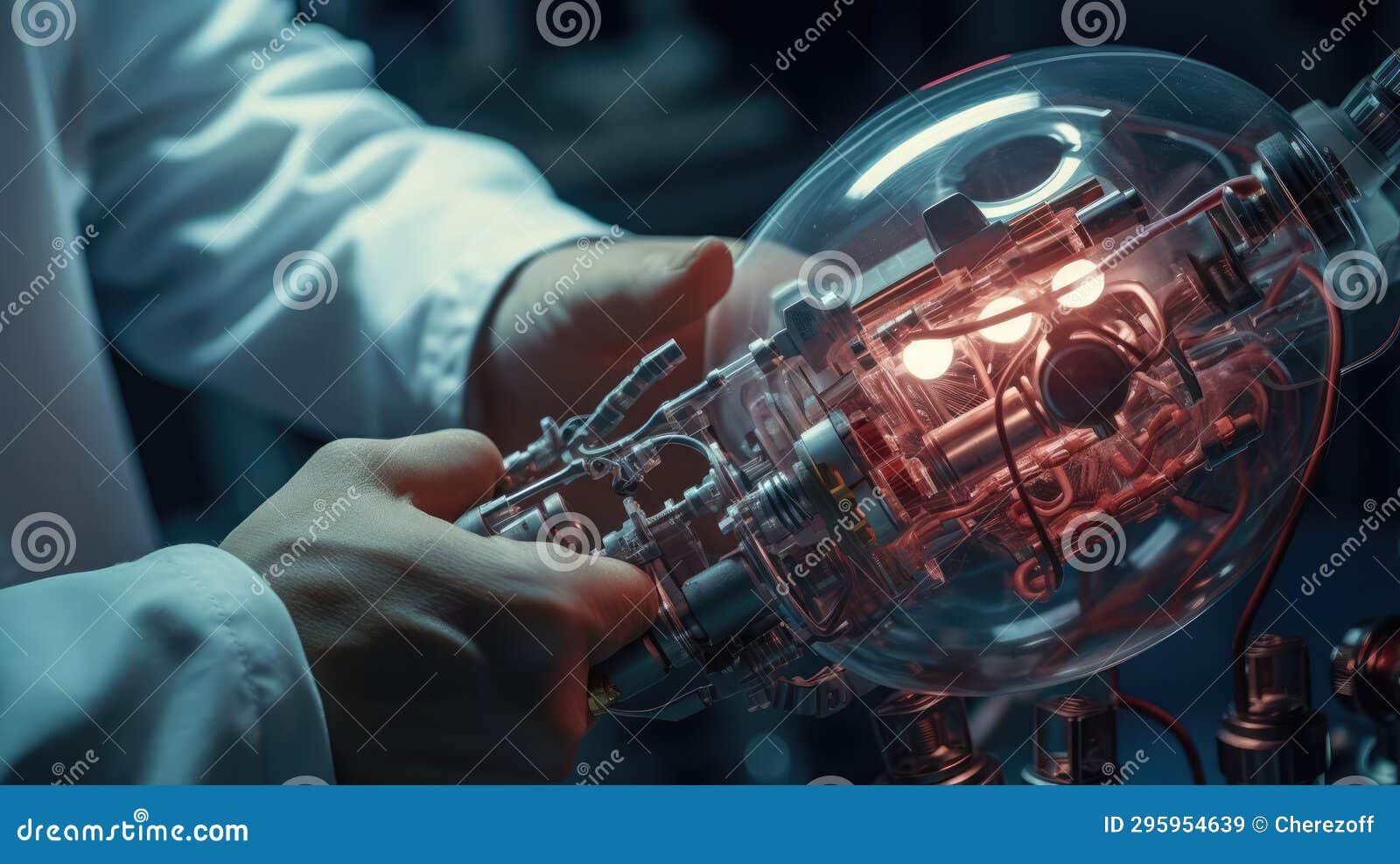 Biomedical Engineer Developing Medical Devices Stock Image ...