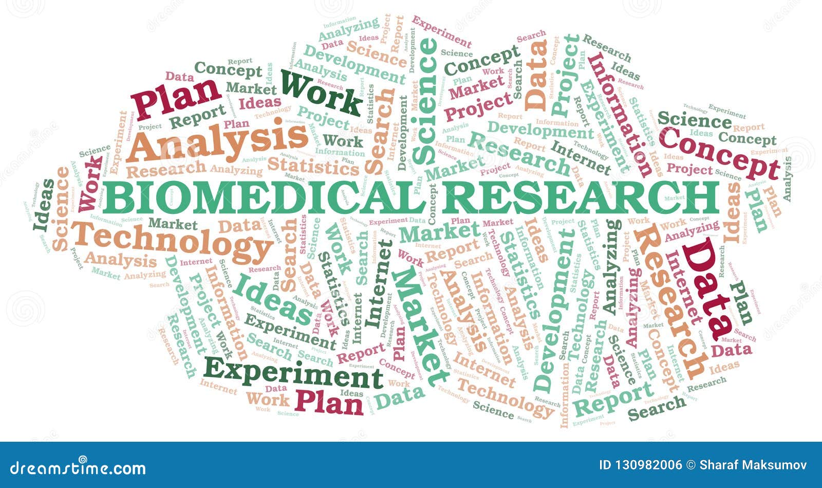 Biomedical Research - Research Concept With Stylized Lab Equipment ...