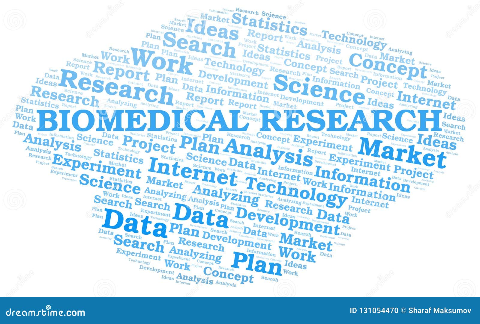 Biomedical Research - Research Concept With Stylized Lab Equipment ...