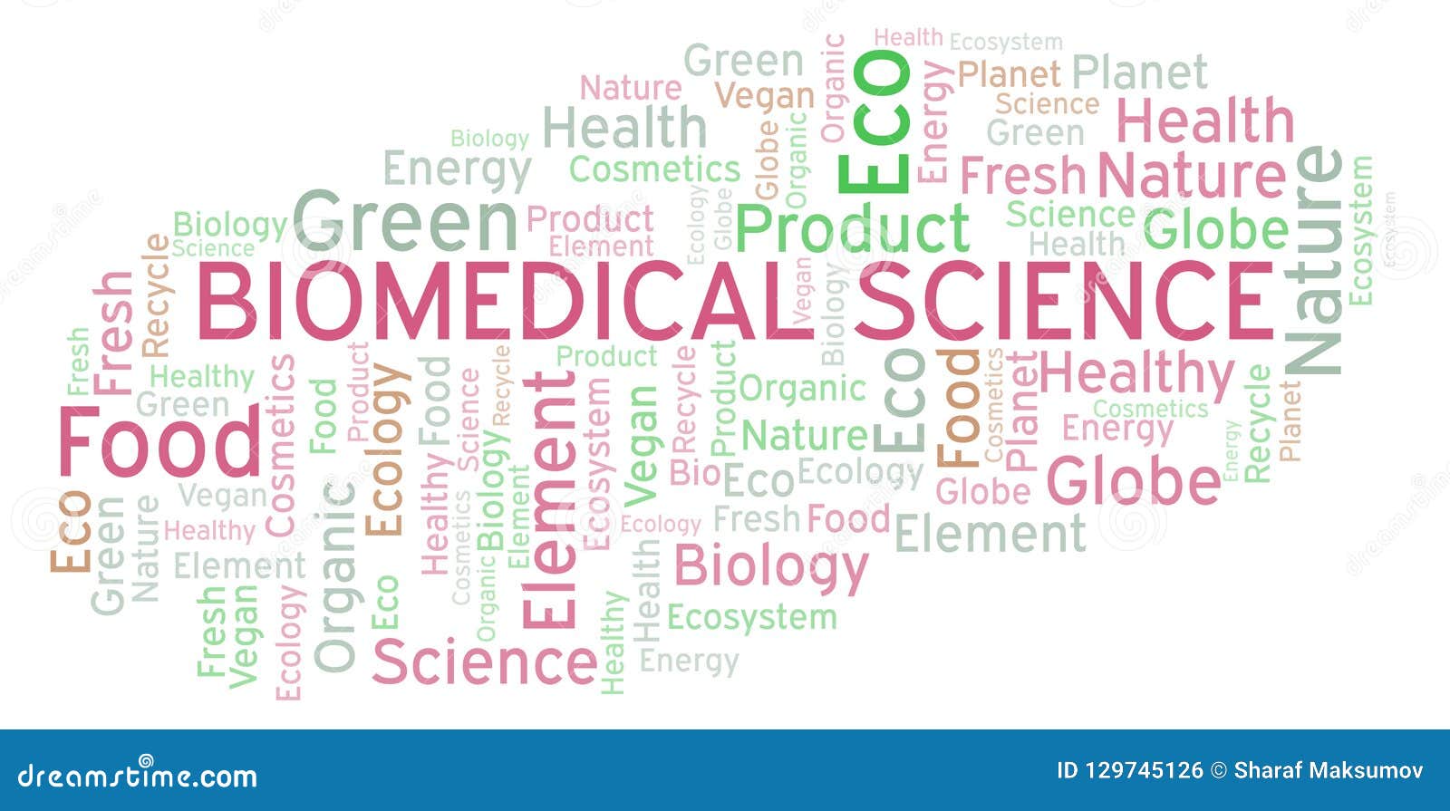 Biomedical Science Word Cloud. Stock Illustration - Illustration of ...