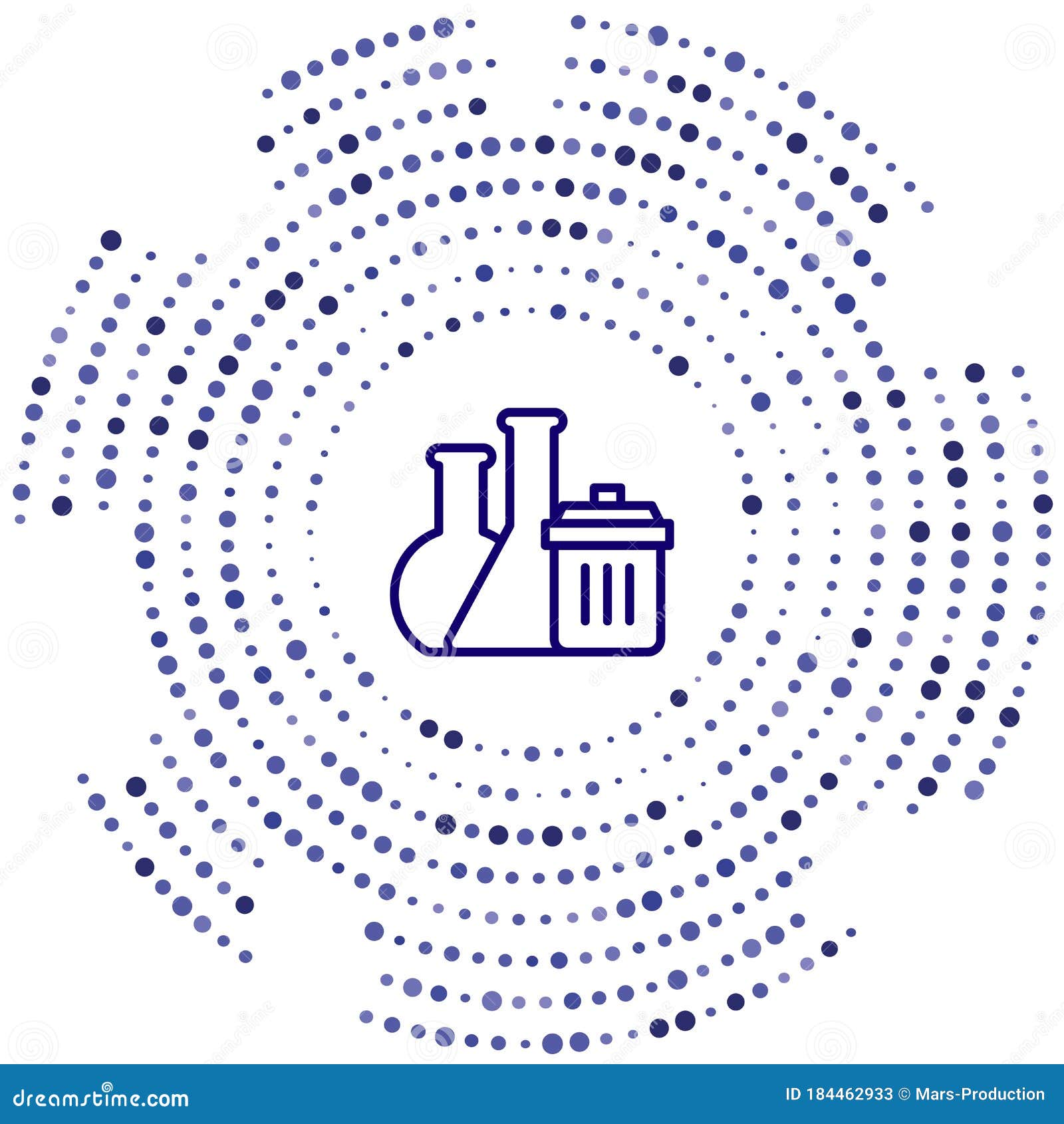 Biomedical Waste Vector Icon. Biomedical Waste Editable Stroke Stock ...