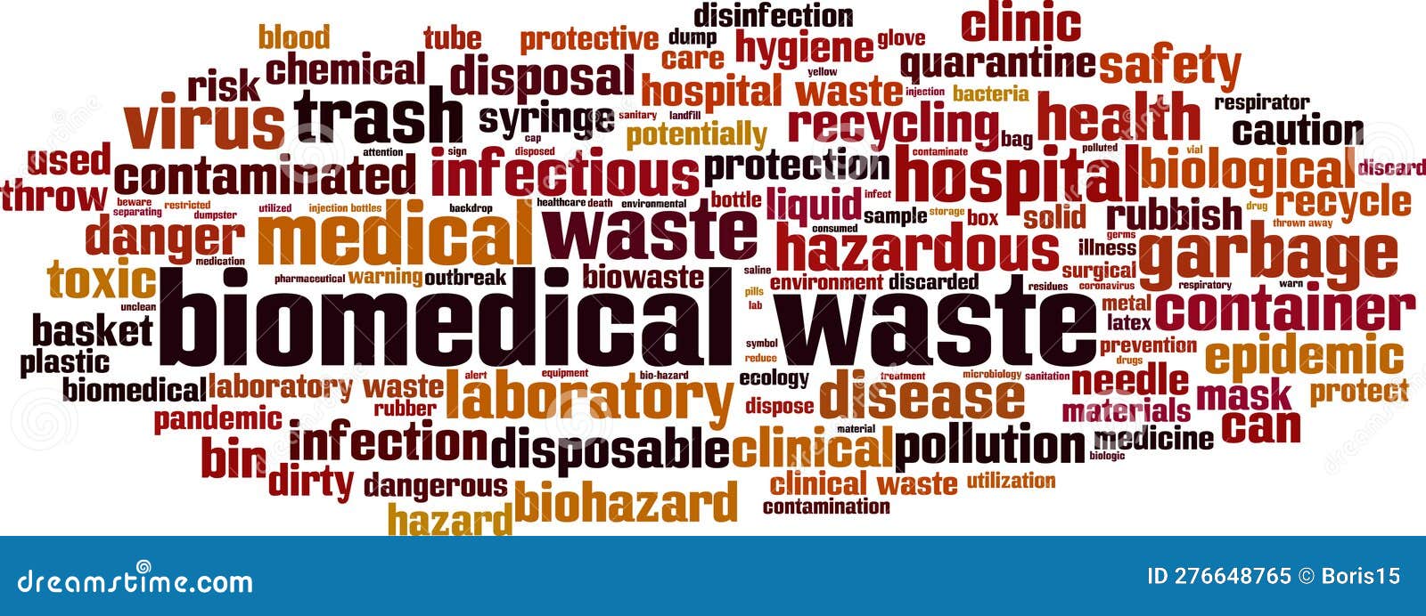 Biomedical Waste Bin Outline Icon. Clipart Image Vector Illustration ...