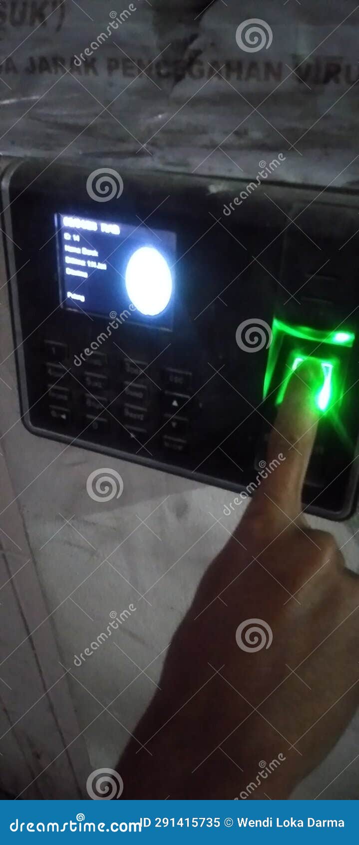 Biometric Attendance editorial image. Image of method - 291415735