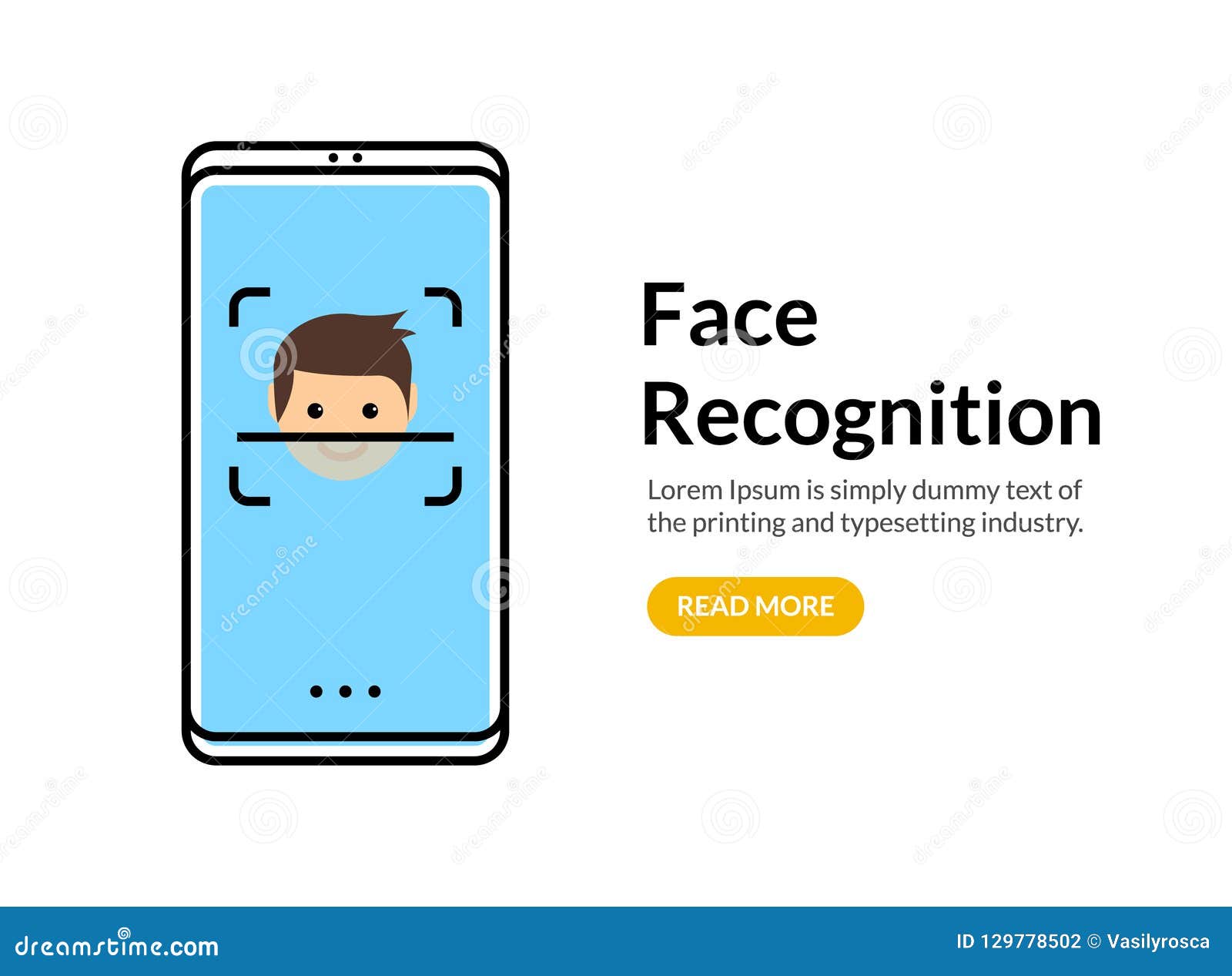 Biometric Face Recognition on Smartphone. Facial Scan Security System ... Biometric Face Recognition on Smartphone. Facial Scan Security System ...