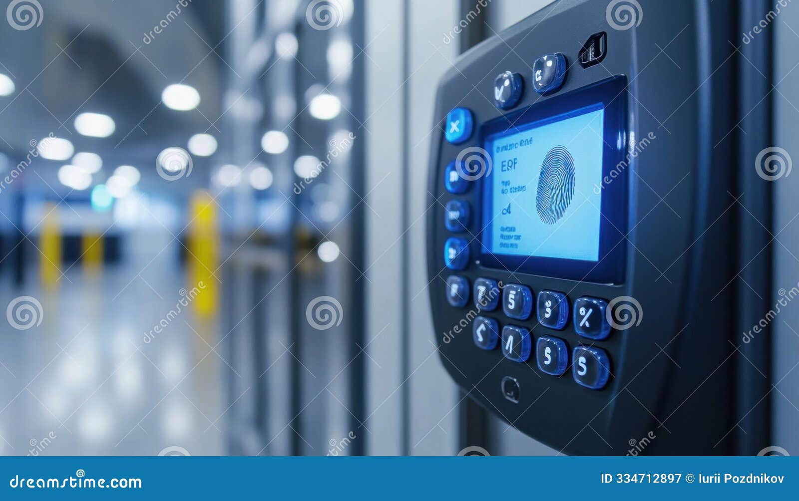 Biometric Fingerprint Scanner Controlling Access To Server Room Stock ... Biometric Fingerprint Scanner Controlling Access To Server Room Stock ...