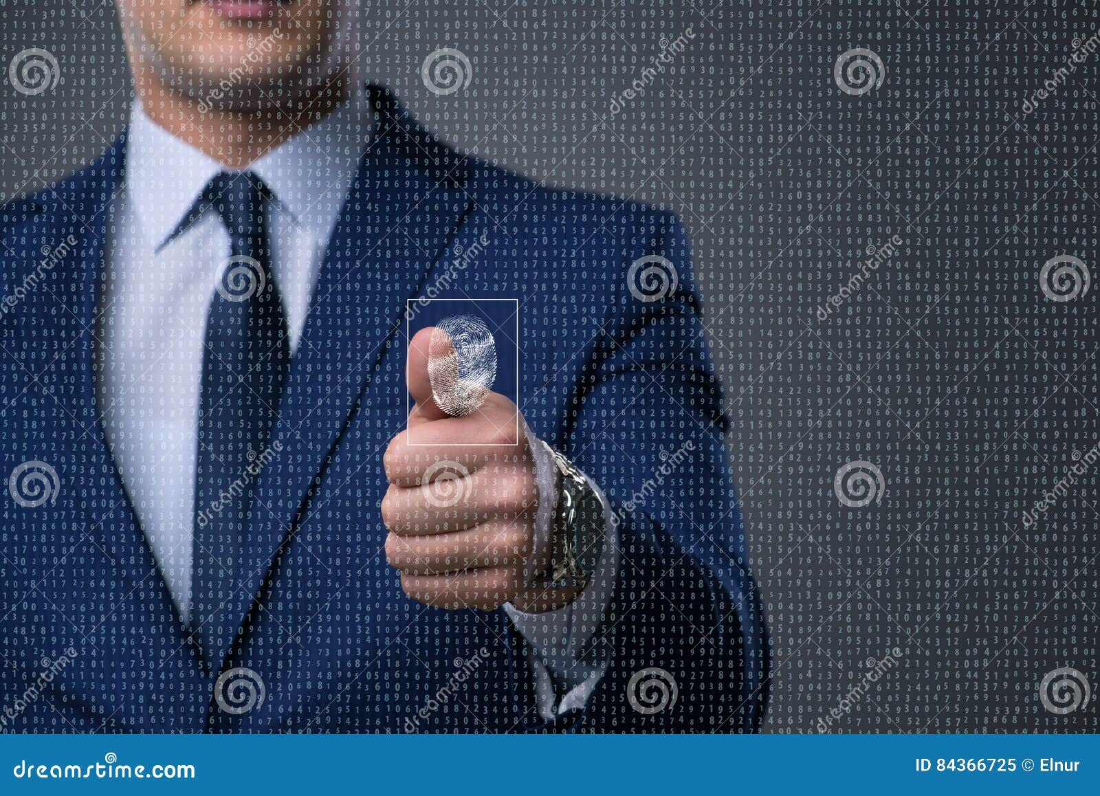 The Biometric Identification Concept with Fingerprints Stock Image ... The Biometric Identification Concept with Fingerprints Stock Image ...