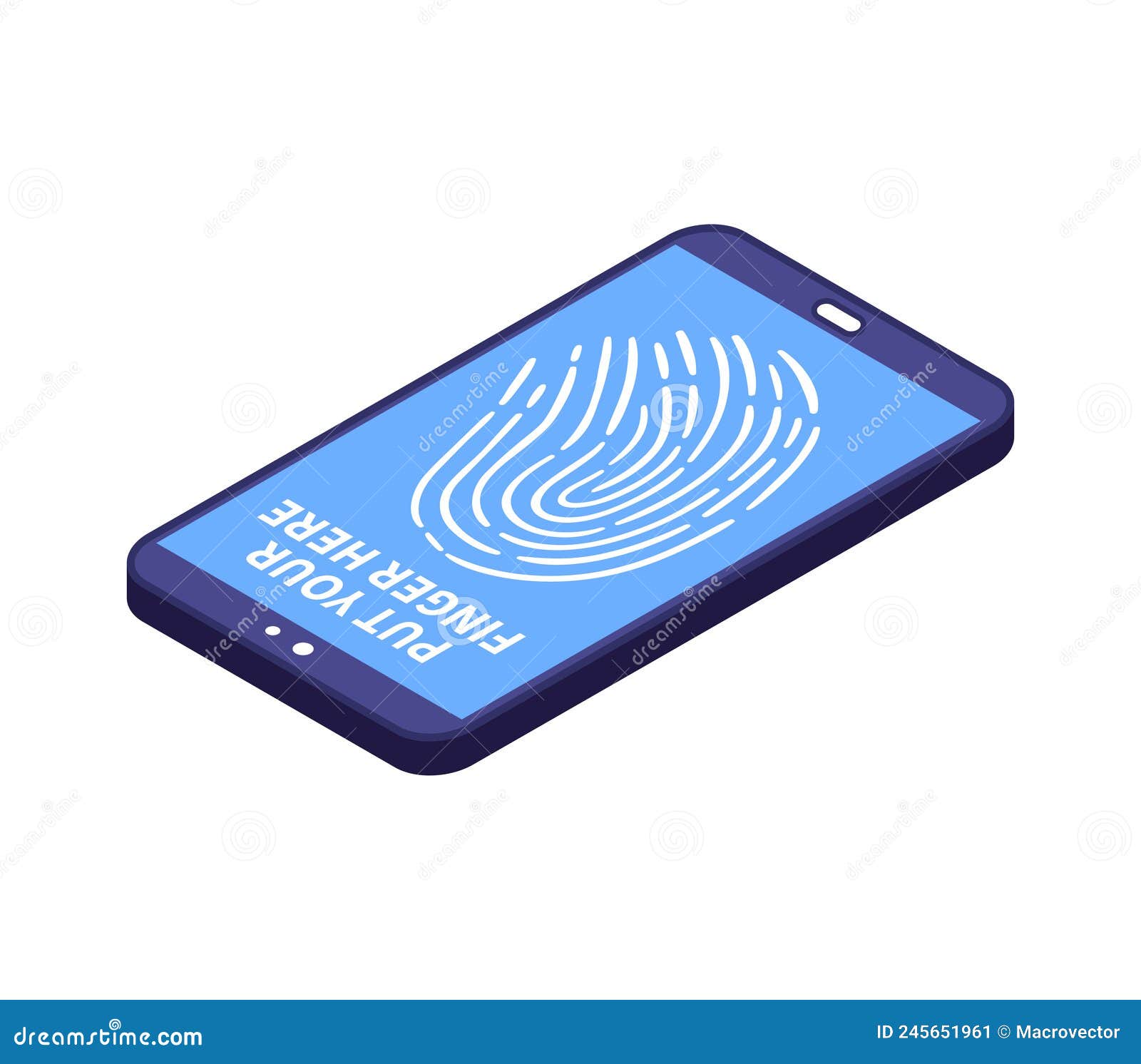 Biometric Identification Icon Stock Vector - Illustration of code ...