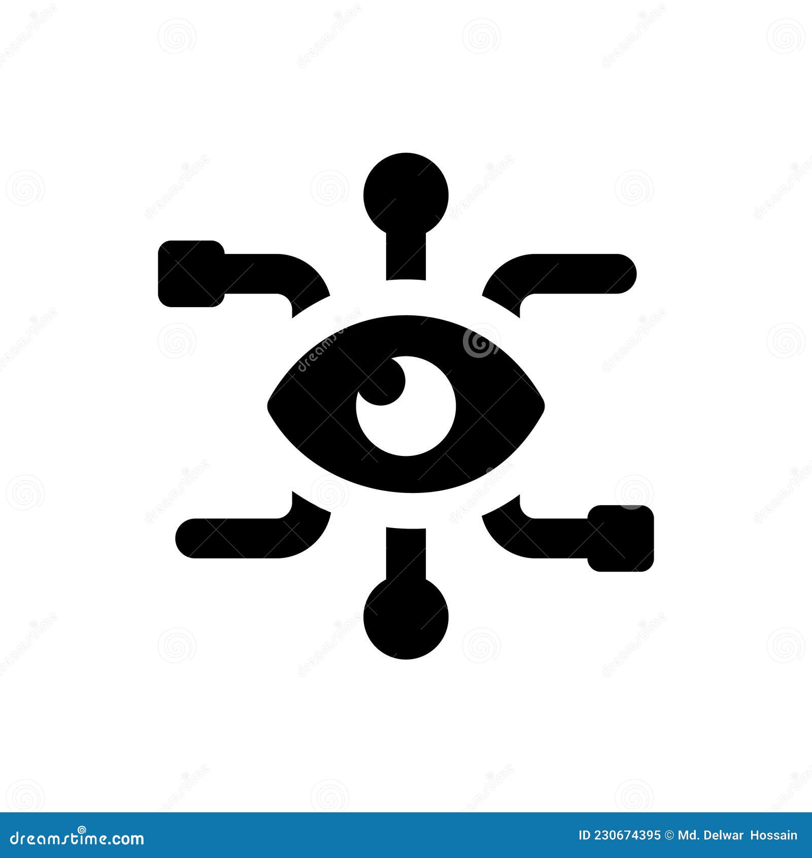 Identification Ard Icon In Trendy Design Style. Identification Ard Icon ...