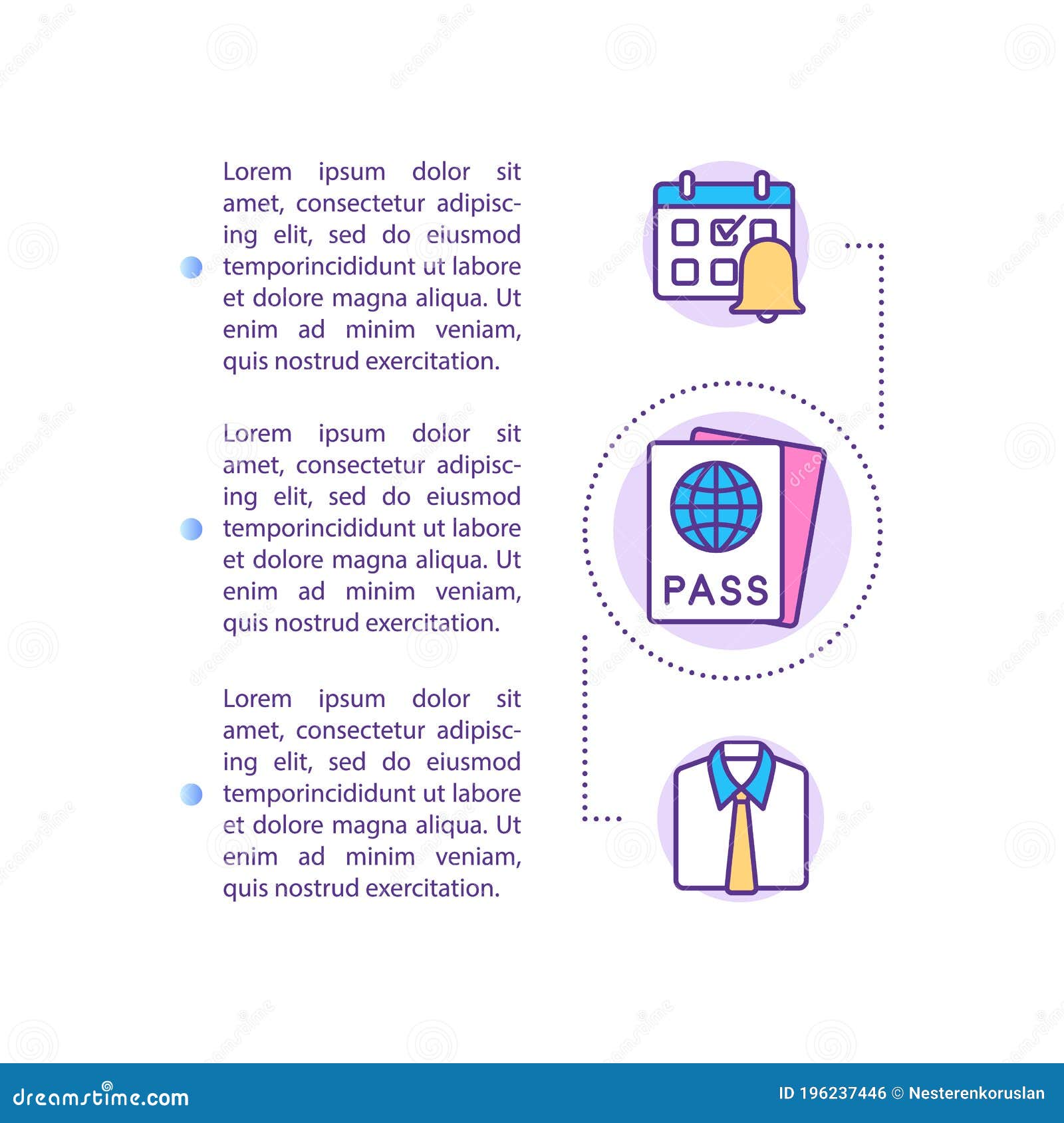 Biometric Passport Control Concept Icon with Text Stock Vector ...