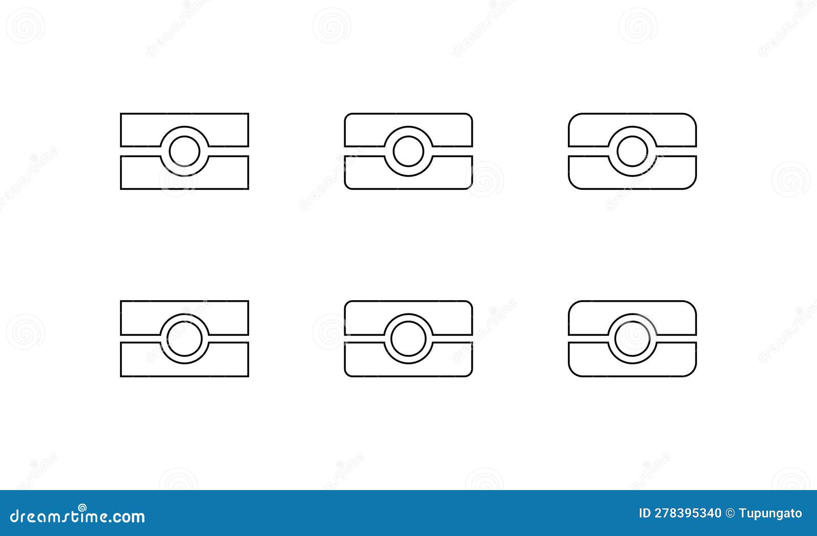 Biometric Passport Icon Set Stock Vector Illustration Of Biometrics