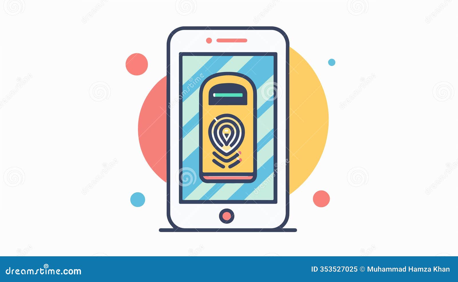 Professional Biometric Scanner Icon for Identity Verification in ...