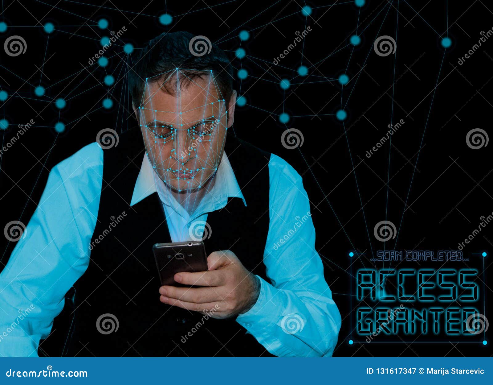 Biometric Verification - Young Man Face Recognition Stock Image - Image ... Biometric Verification - Young Man Face Recognition Stock Image - Image ...