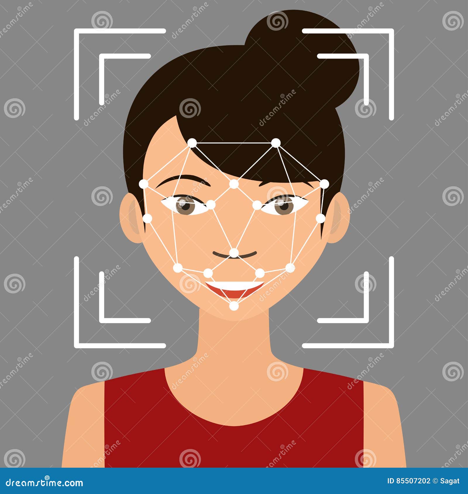 Biometrical Identification. Facial Recognition System Concept. Face ... Biometrical Identification. Facial Recognition System Concept. Face ...