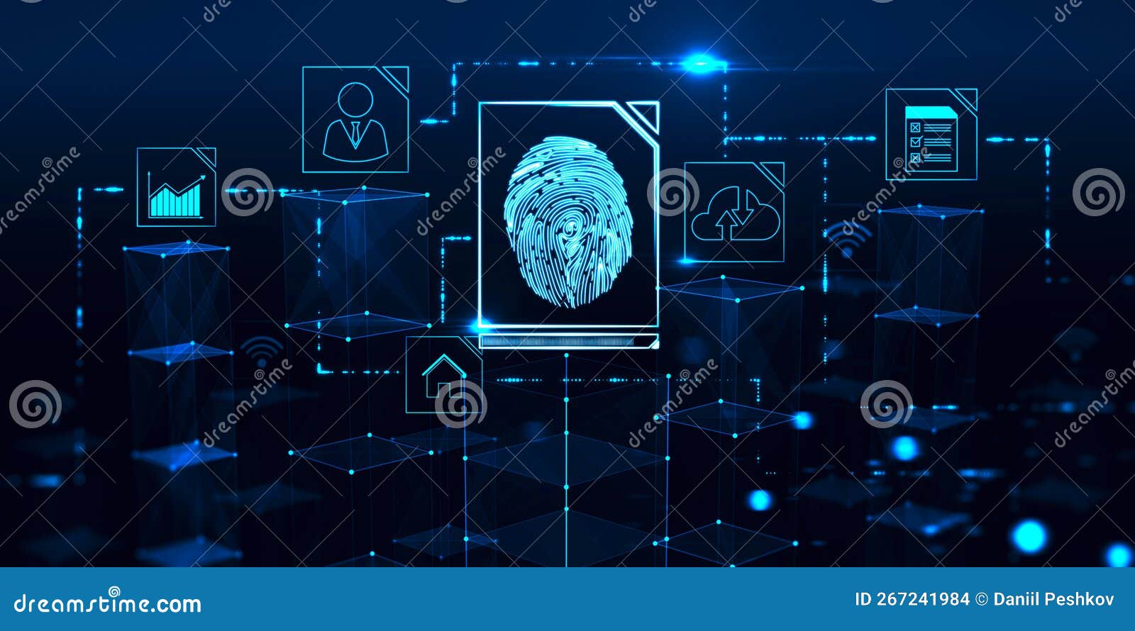 Biometrics Identification and Scanning Verification System Concept with ...